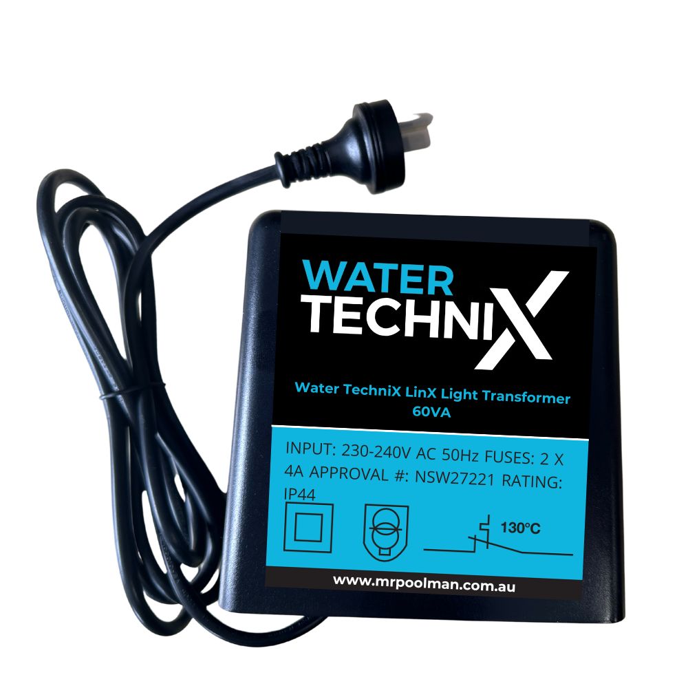 Water TechniX LinX Pool Light Transformer 60W 12V AC Dual Output