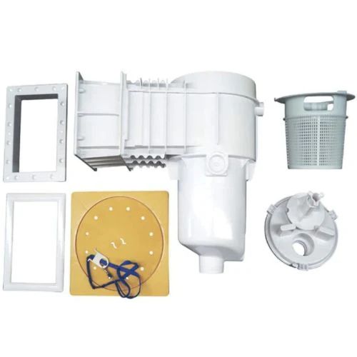 Poolrite Skimmer Box S2500 - Fiberglass Pools, Beige Round Ring, Non P